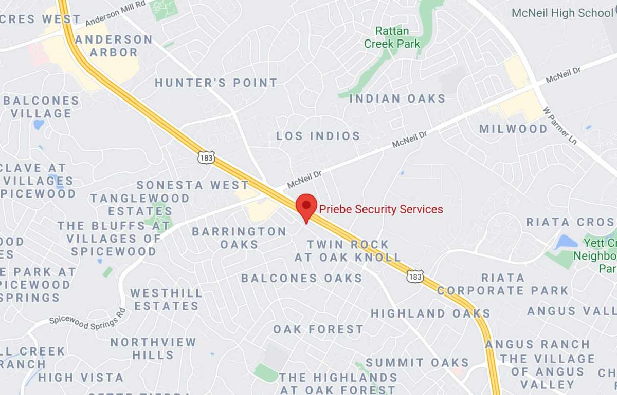 Contact Us - Priebe Security Services - Austin, TX